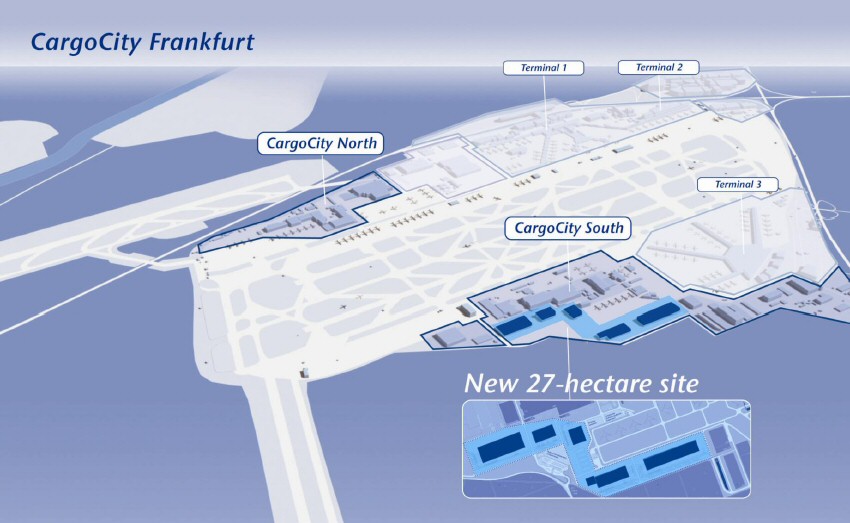 Frankfurter CargoCity Süd wird um 27 Hektar erweitert