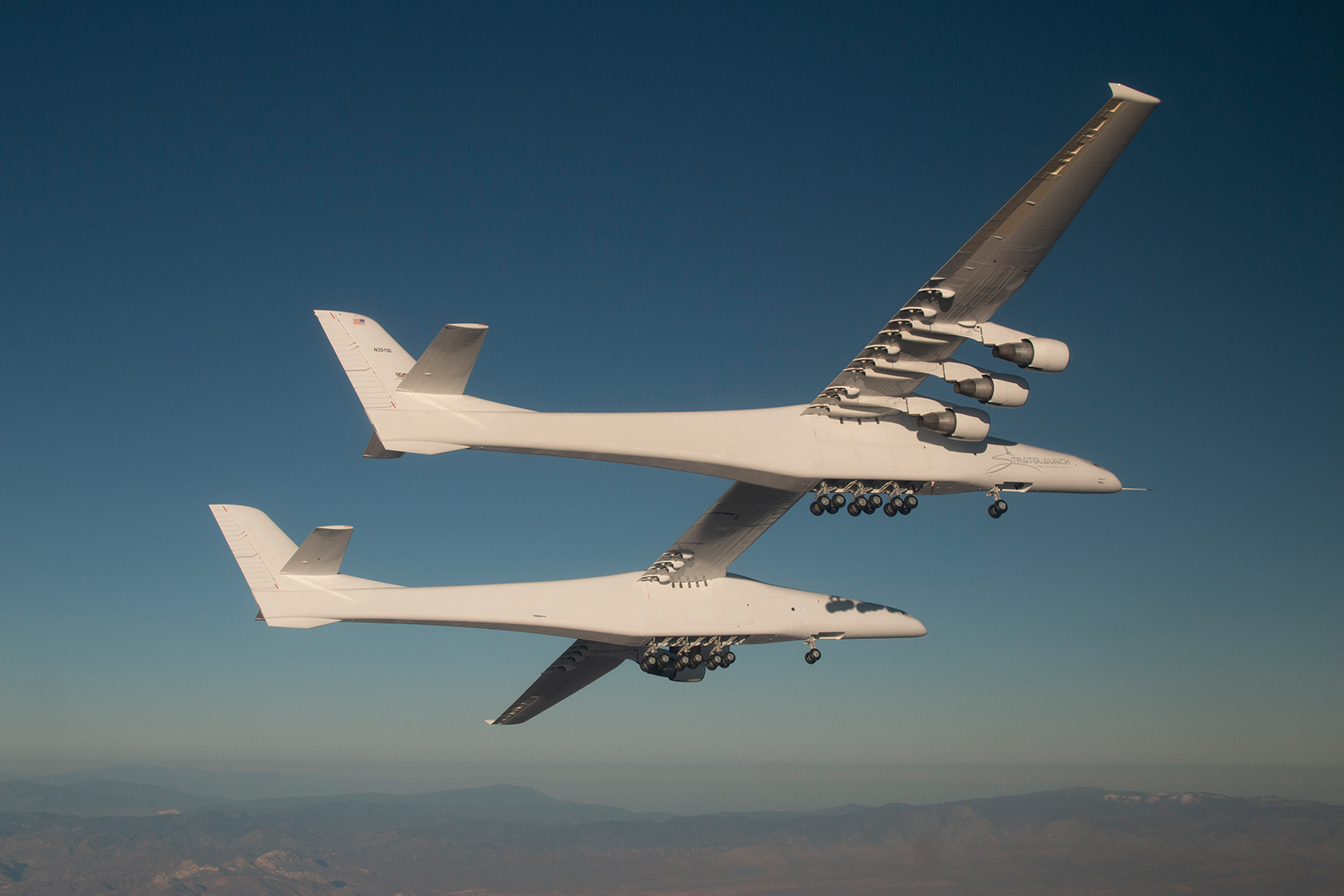 Rekordflieger Stratolaunch Startet In Ungewisse Zukunft Rekordflieger Stratolaunch Startet In Ungewisse Zukunft