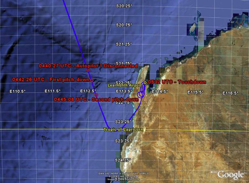 Ermittlungen des ATSB zu Qantas Flug 72 dauern an