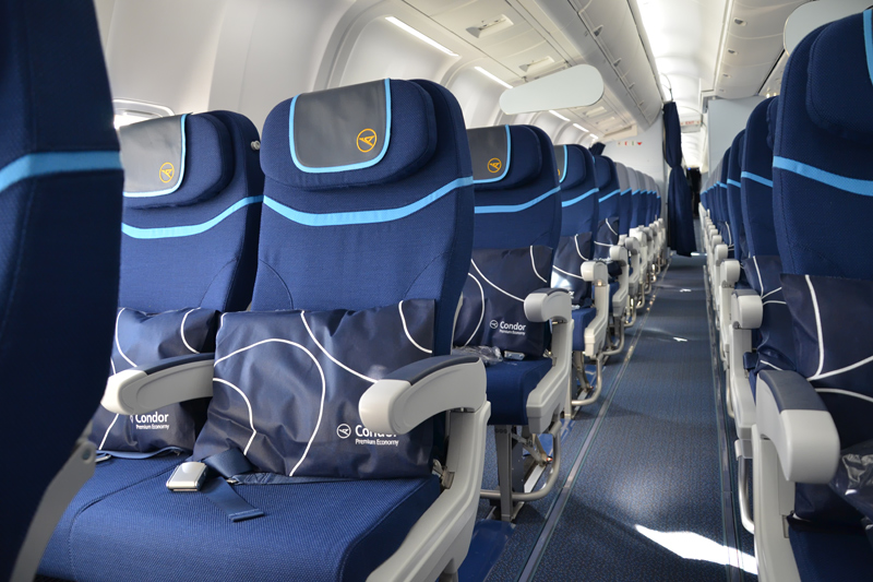 Fluggastpremiere für die neue Condor Langstreckenkabine