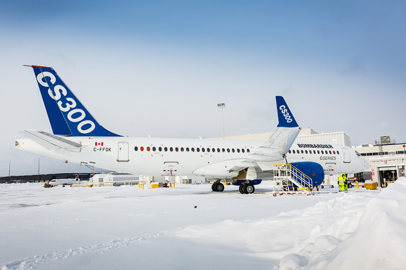 Bombardier CS300 soll am Donnerstag fliegen