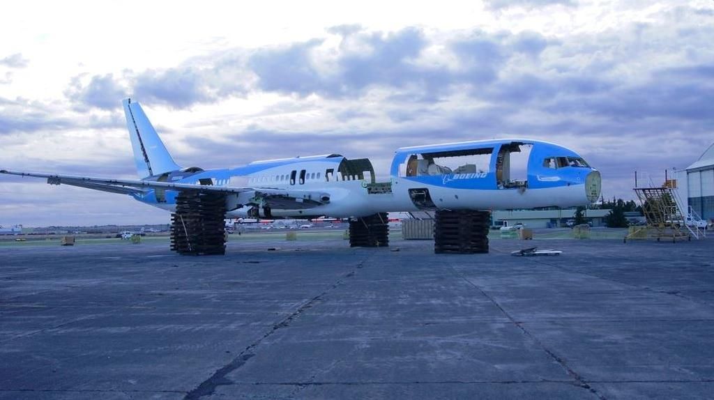 Boeing zerlegt 757-"Eco-Demonstrator"